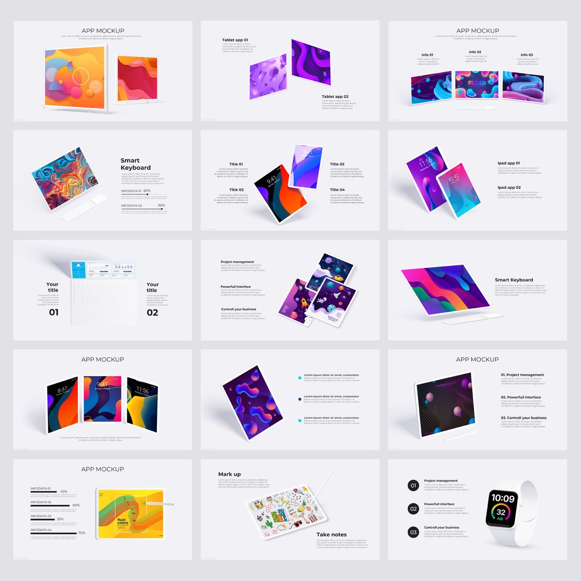 Animated Powerpoint Device Mockups | 300 Slides | Template for the ...