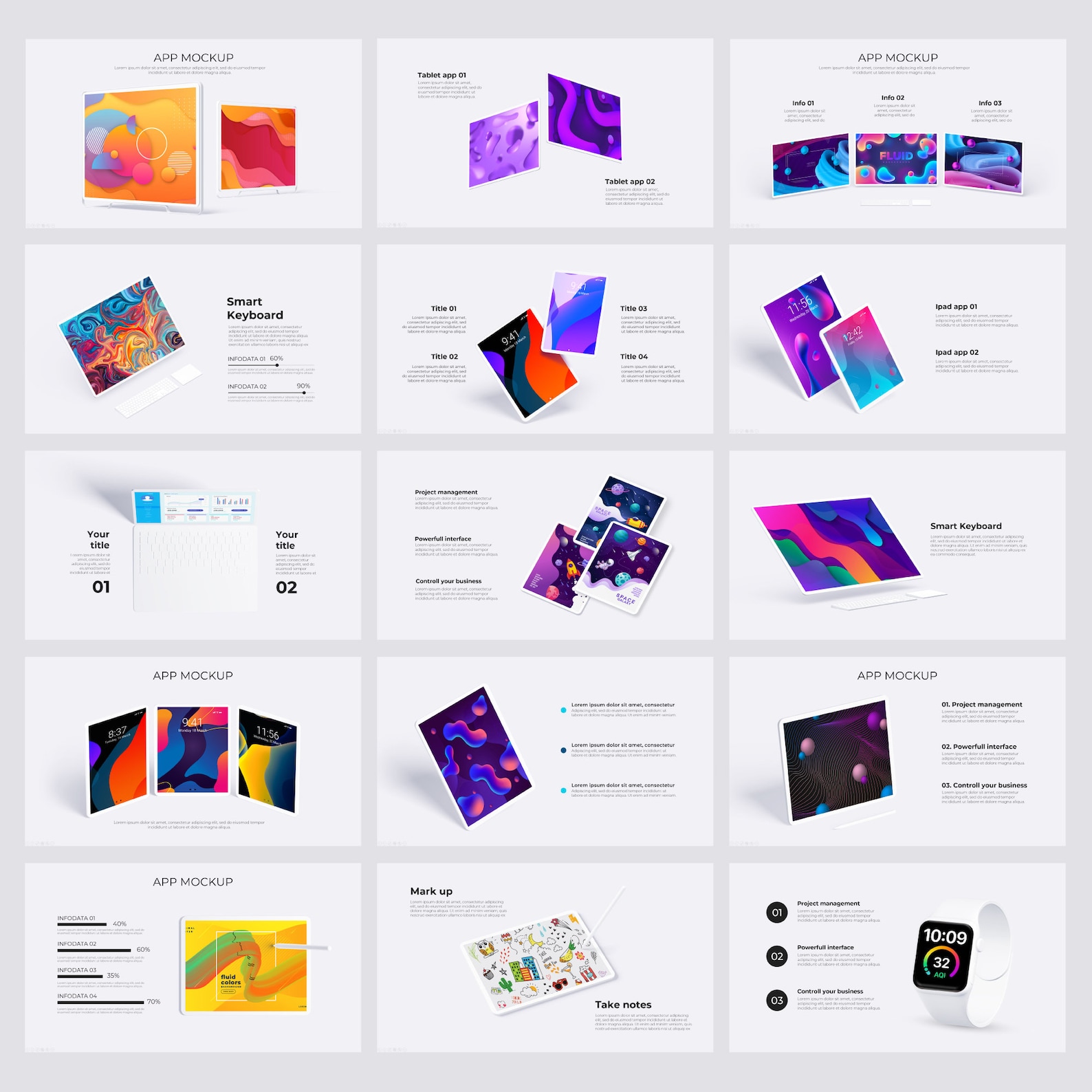 Animated Powerpoint Device Mockups | 300 Slides | Template for the ...