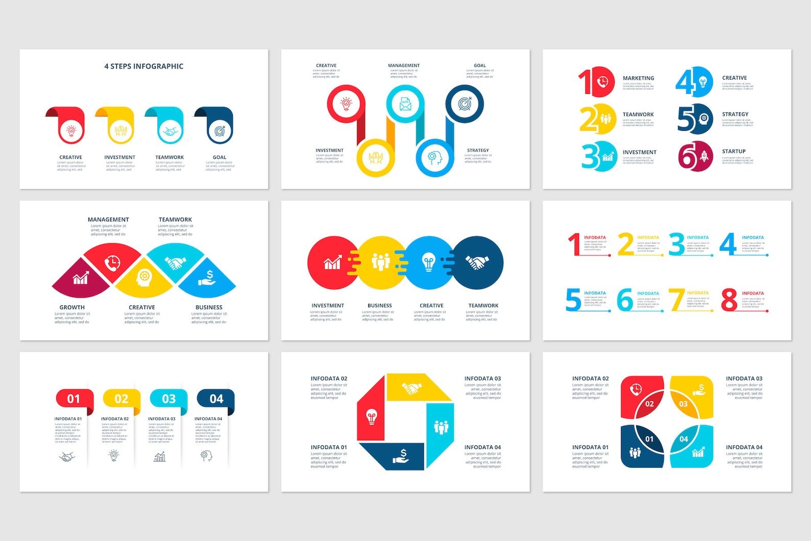 Abstract Powerpoint Template Animated Infographic Presentations Vector ...