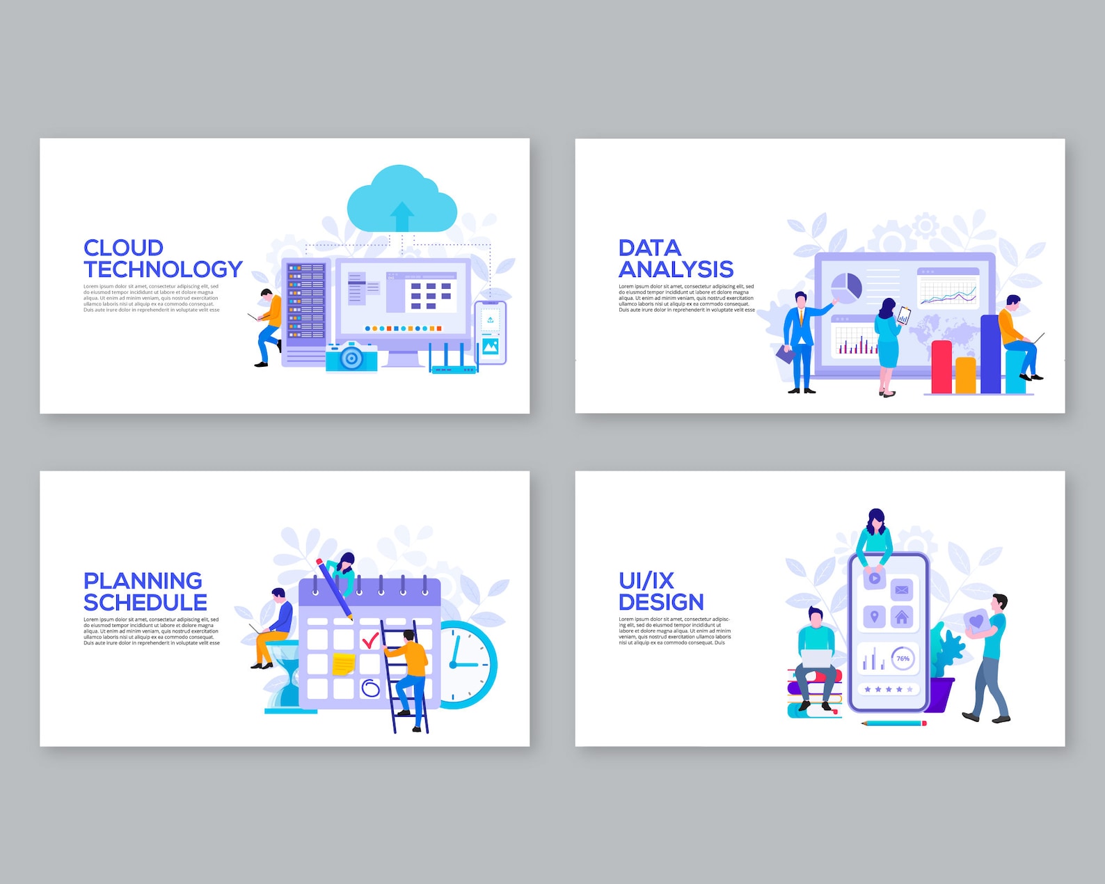 Business Illustrations Animated Powerpoint Template | Infographic ...