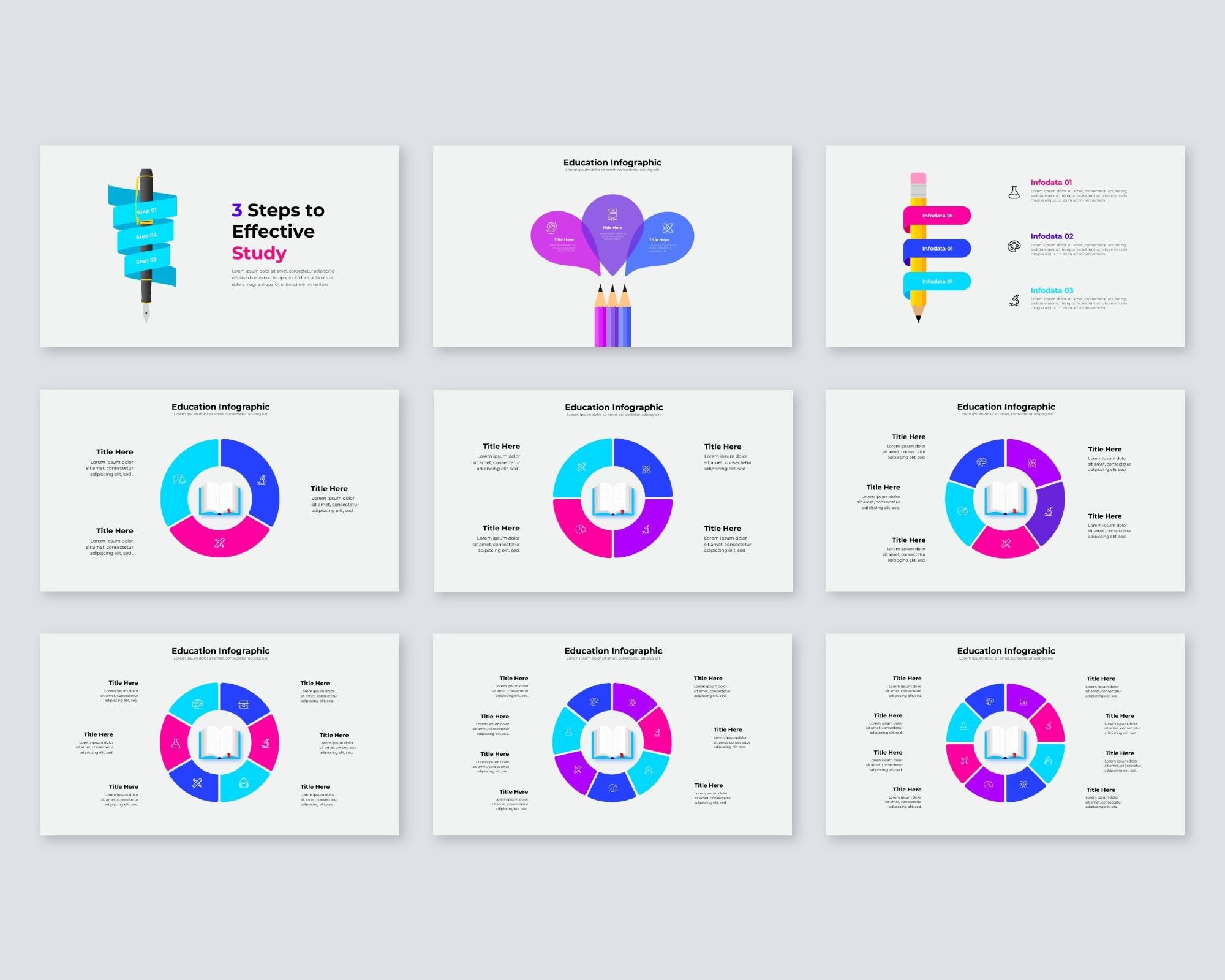 Canva Education Infographic Template | School Presentation for Teacher ...