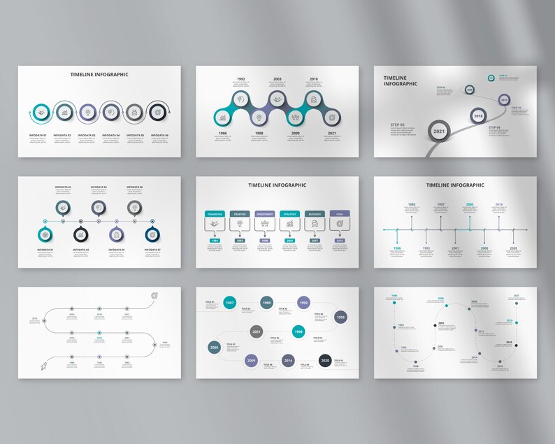 Timelines Animated Powerpoint Template | Infographic Slides ...