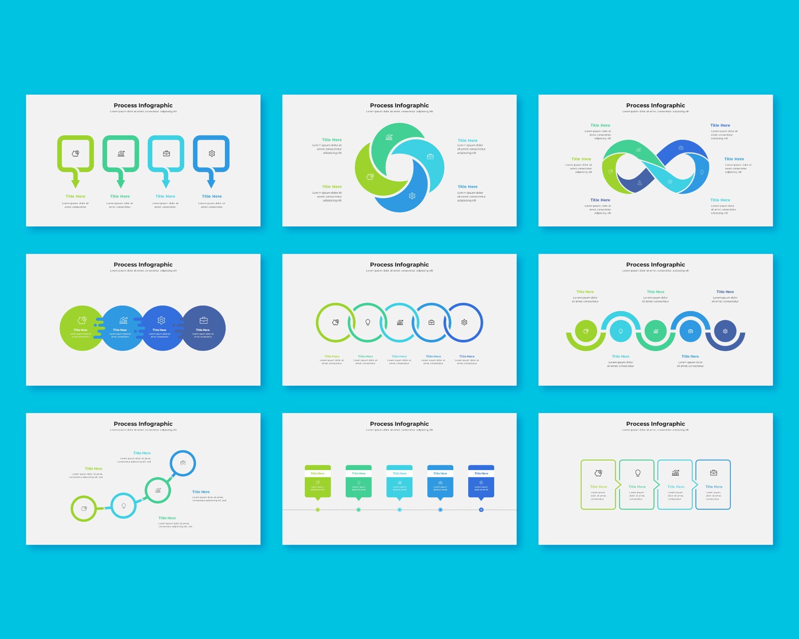 Process Powerpoint Infographic Animated Templates | Business ...