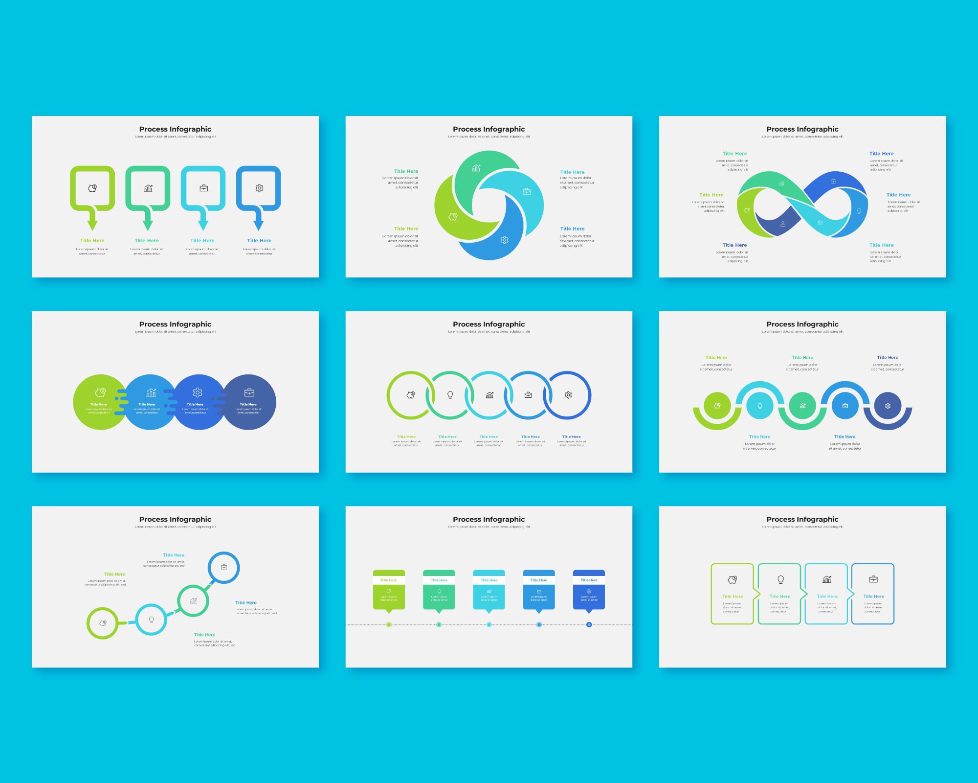 Process Powerpoint Infographic Animated Templates | Business ...