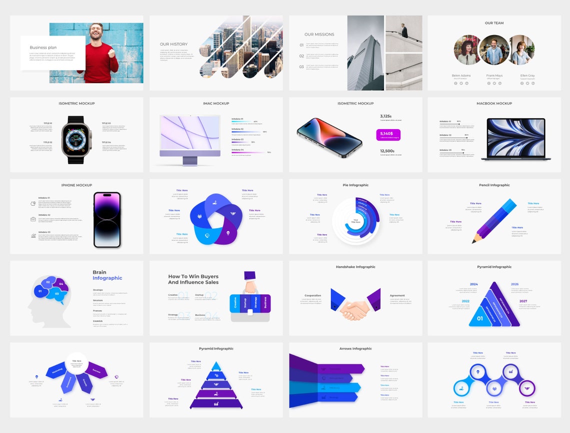 500 Powerpoint Templates Bundle Animated Infographics and Excel Data ...