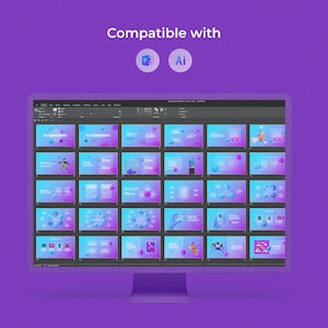 Glassmorphism Animated Powerpoint Template Infographic Diagrams Frosted ...