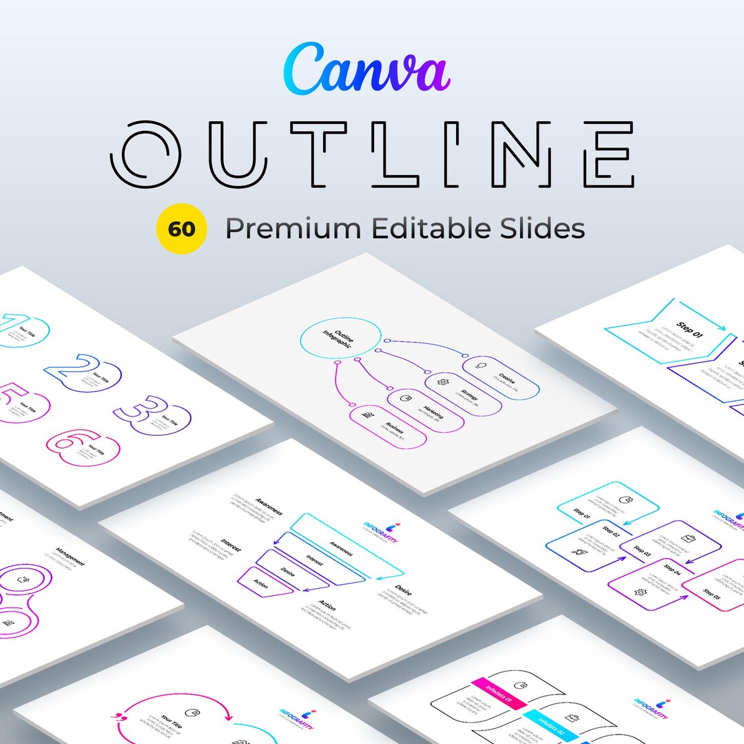 Canva Infographic Editable Template. Outline Canva Presentation ...