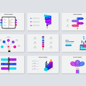 Canva Education Infographic Template | School Presentation for Teacher ...