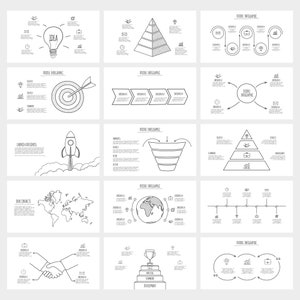 Doodle Powerpoint Template, Canva Template, Animated Infographic, Canva ...
