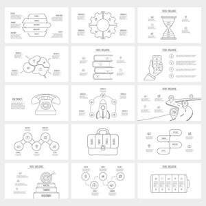 Doodle Powerpoint Template, Canva Template, Animated Infographic, Canva ...