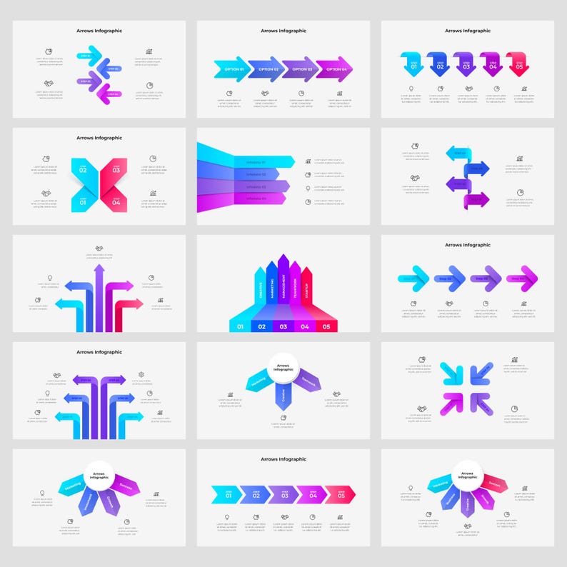 100 Arrows Canva Infographics | Editable Infographic Arrows | Canva ...