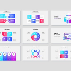 SWOT Analysis Powerpoint Templates for Business & Marketing Animated ...