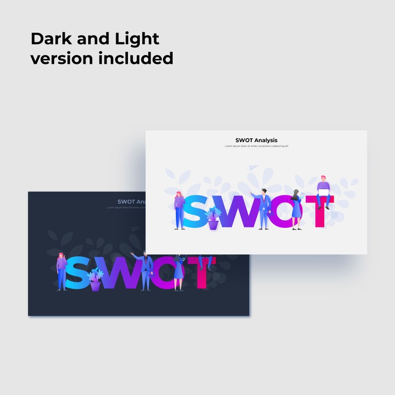 Canva SWOT Analysis. Powerpoint Templates for Business & Marketing ...