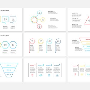 Animated Powerpoint Template | Outline Infographics Powerpoint ...