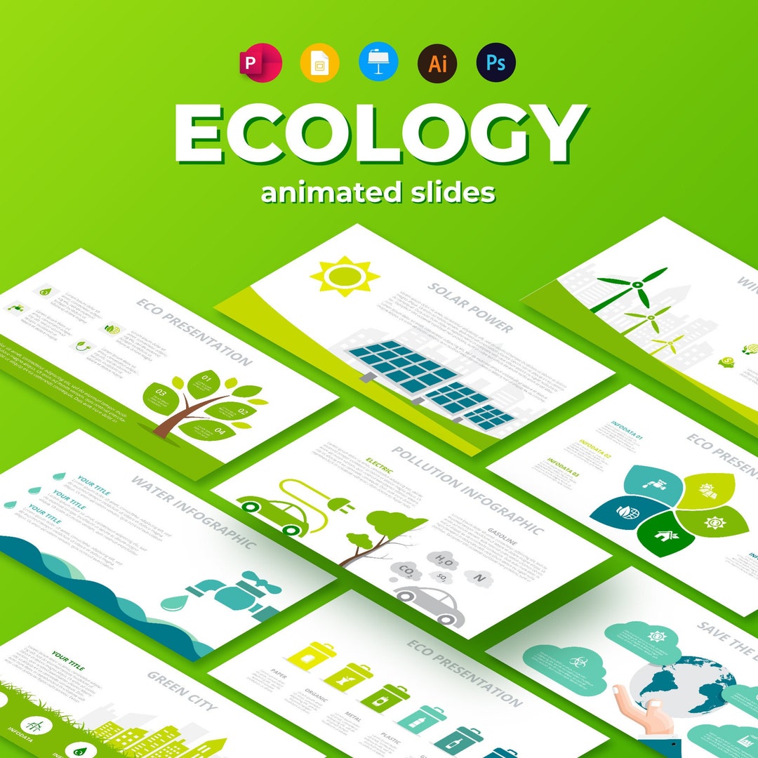 Ecology Powerpoint Template | Animated Infographic Presentation ...