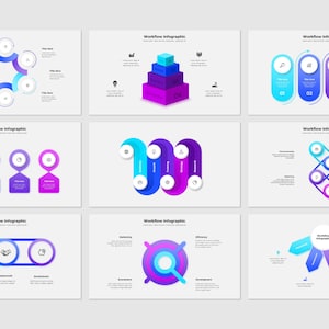 Workflow Powerpoint Template | Animated Powerpoint Slides | Infographic ...