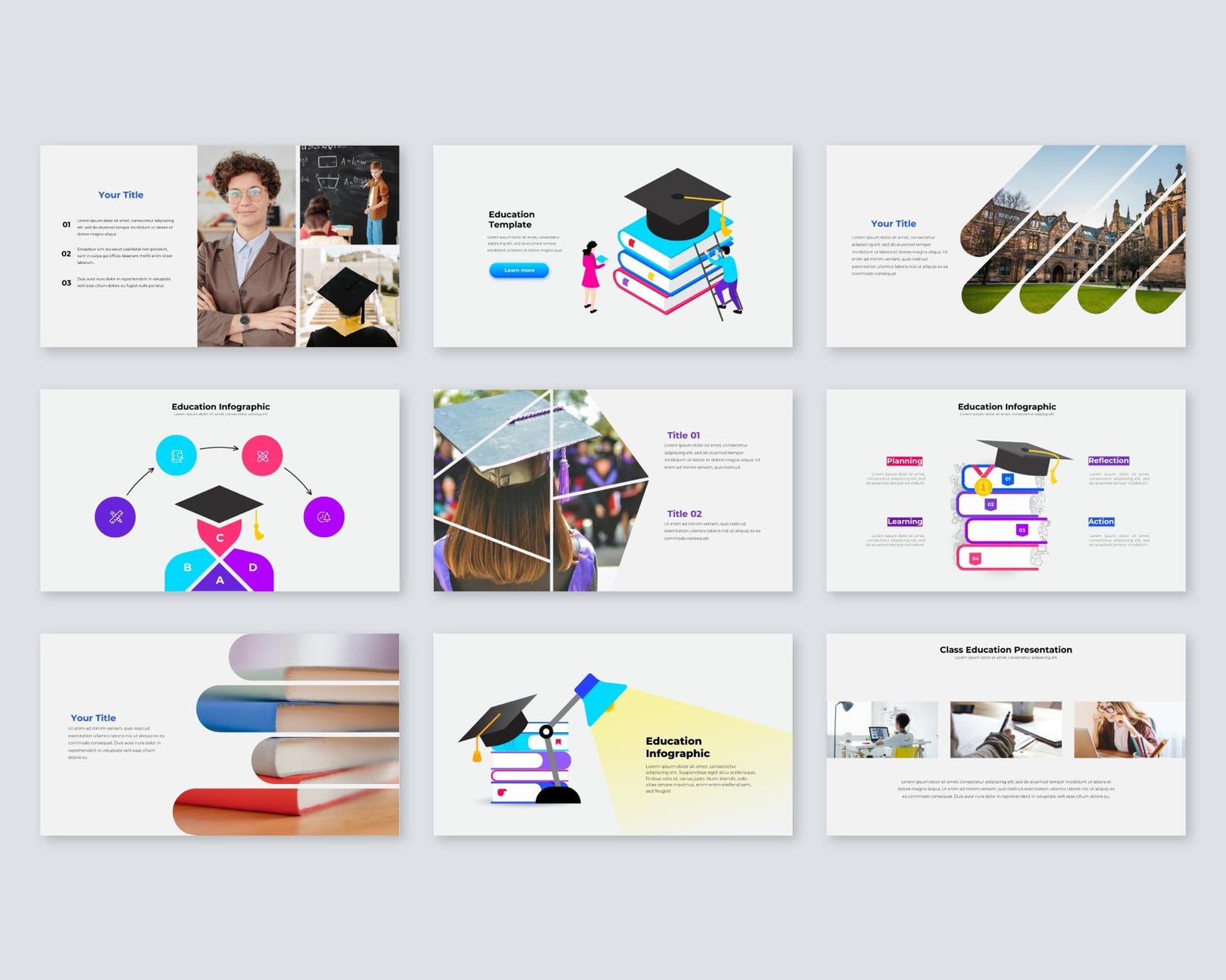 Canva Education Infographic Template | School Presentation for Teacher ...
