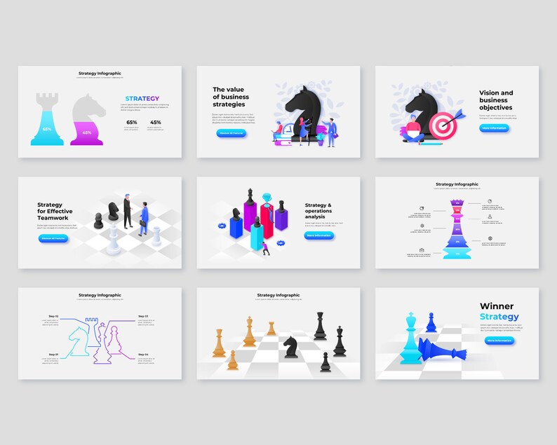 Business Strategy Powerpoint Templates, Animated Infographic ...