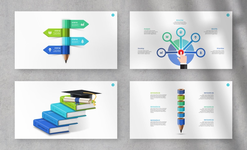 Education Powerpoint Infographic Animated Templates | Editable ...