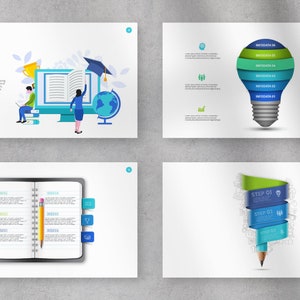 Education Powerpoint Infographic Animated Templates | Editable ...