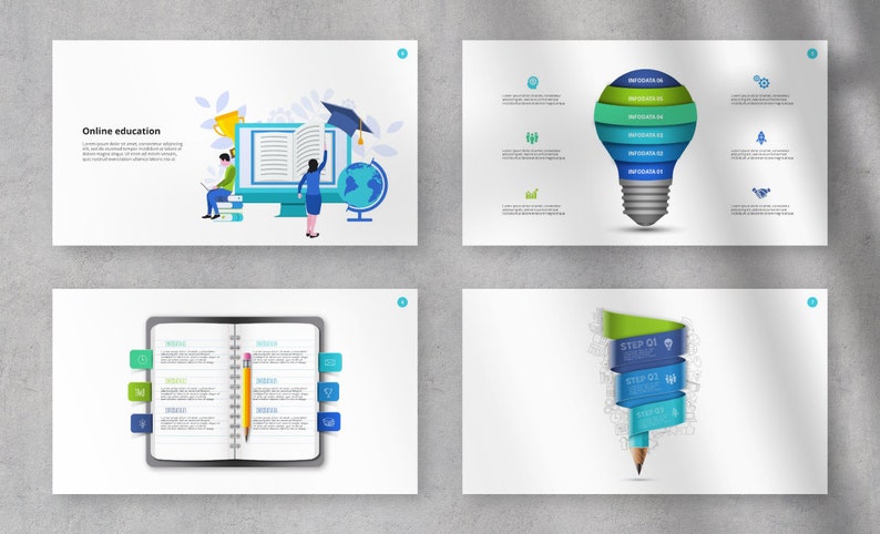 Education Powerpoint Infographic Animated Templates | Editable ...