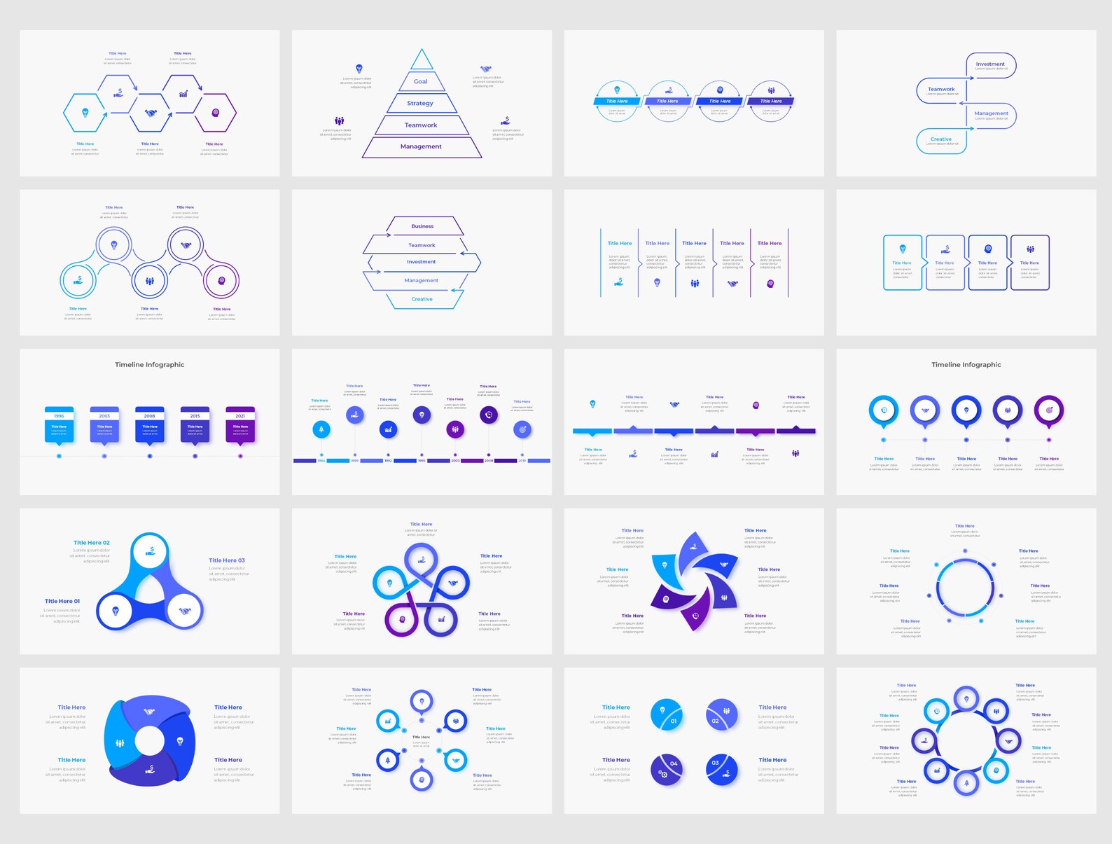 500 Powerpoint Templates Bundle | Animated Infographics and Excel Data ...