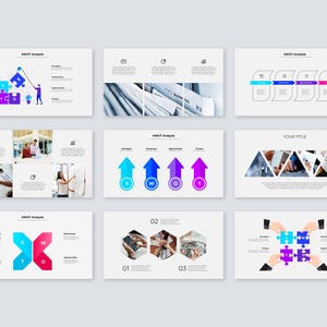 SWOT Analysis Canva Presentation Template. Editable Slides for Business ...