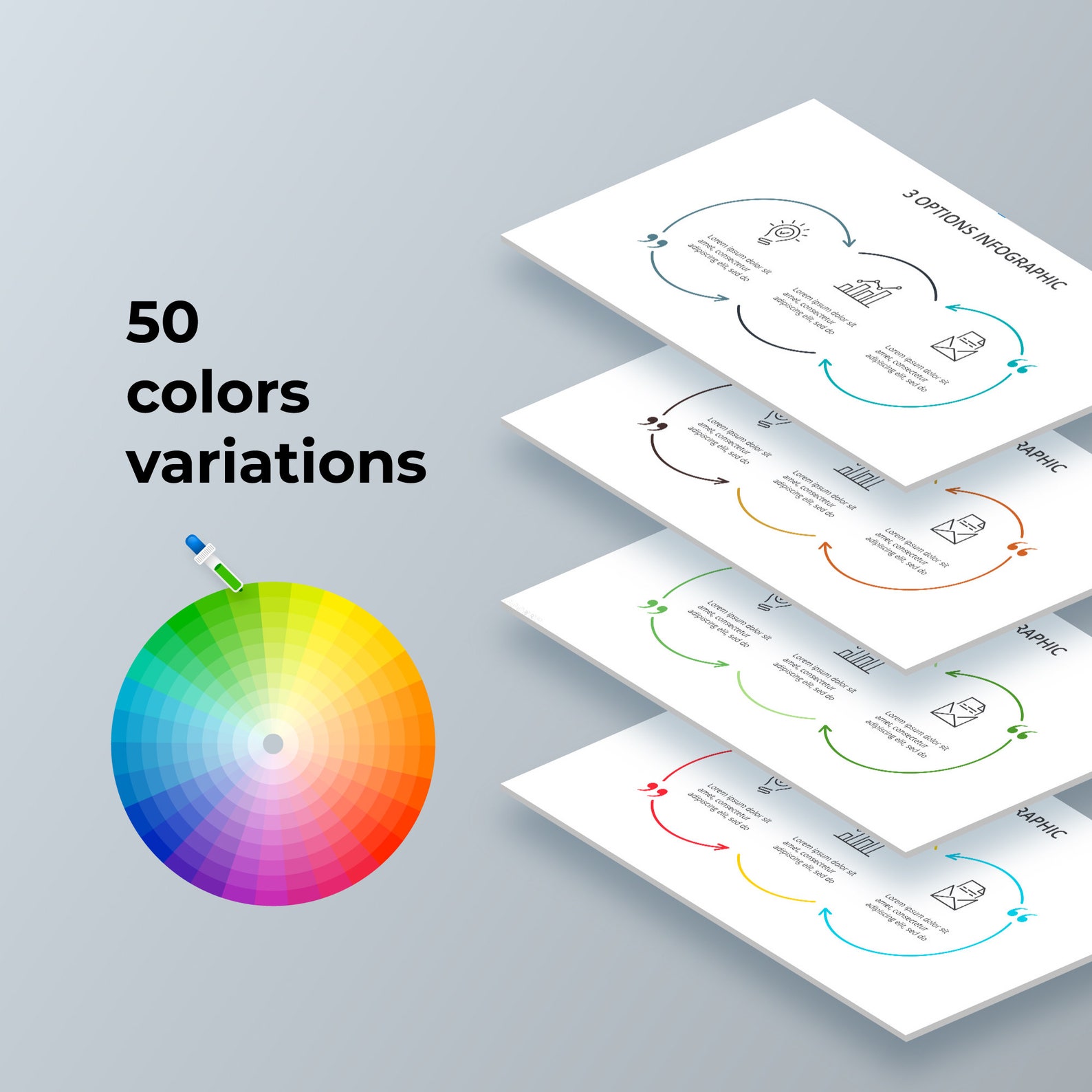 Animated Powerpoint Template | Outline Infographics Powerpoint ...