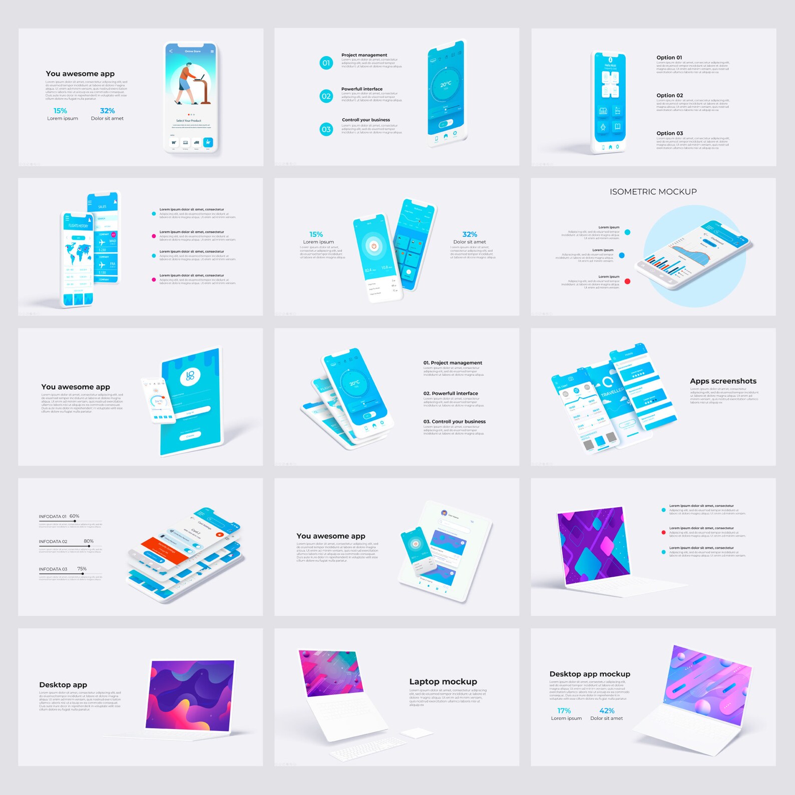 Animated Powerpoint Device Mockups | 300 Slides | Template for the ...
