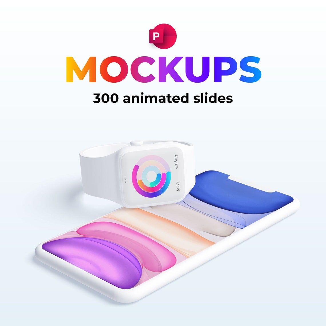 Animated Powerpoint Device Mockups | 300 Slides | Template for the ...