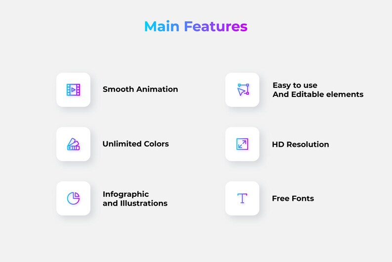 Animated Powerpoint Template. Canva Infographic. Keynote Presentation ...