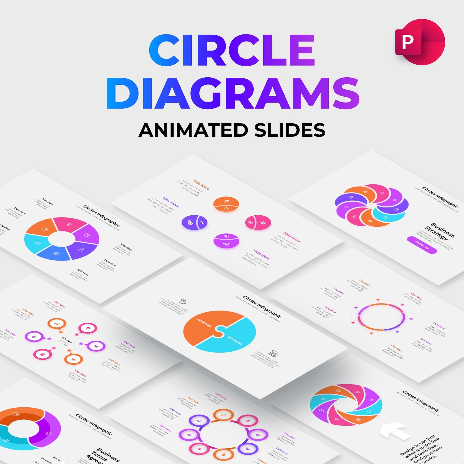 Circle Diagrams Powerpoint Templates | Animated Infographic ...