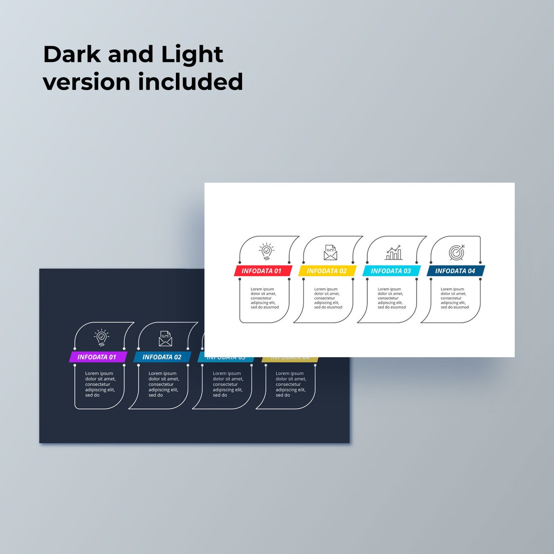 Animated Powerpoint Template | Outline Infographics Powerpoint ...