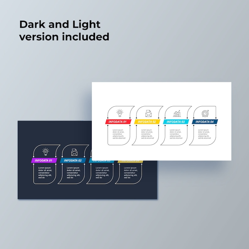 Animated Powerpoint Template | Outline Infographics Powerpoint ...