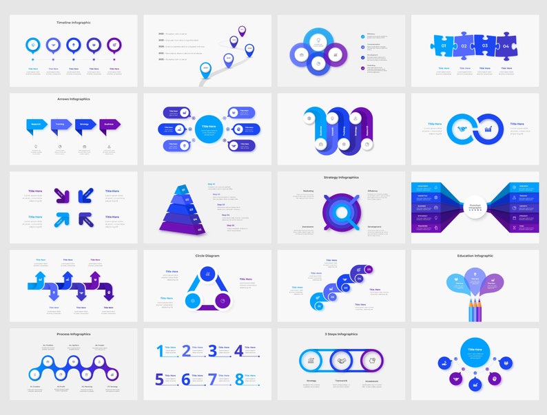 500 Powerpoint Templates Bundle | Animated Infographics and Excel Data ...