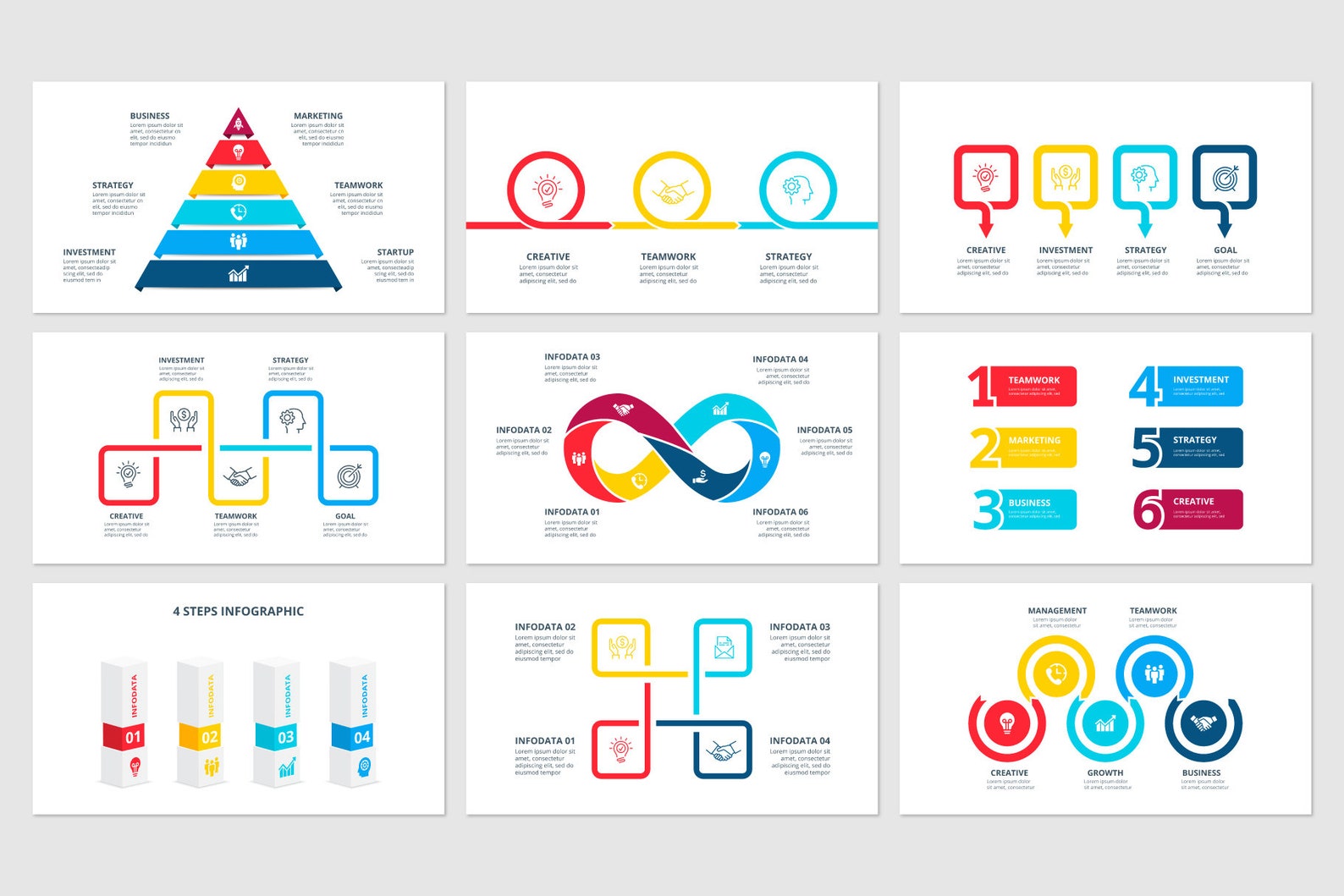 Abstract Powerpoint Template Animated Infographic Presentations Vector ...