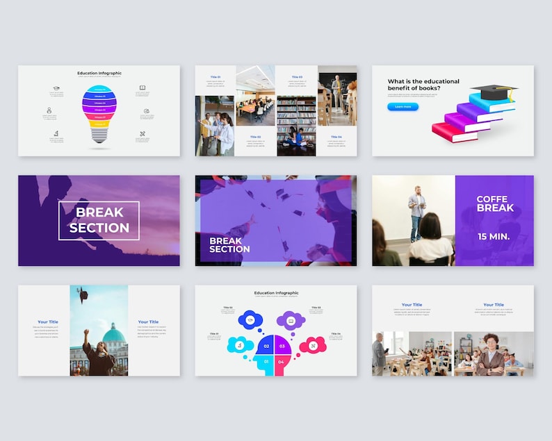 Canva Education Infographic Template | School Presentation for Teacher ...