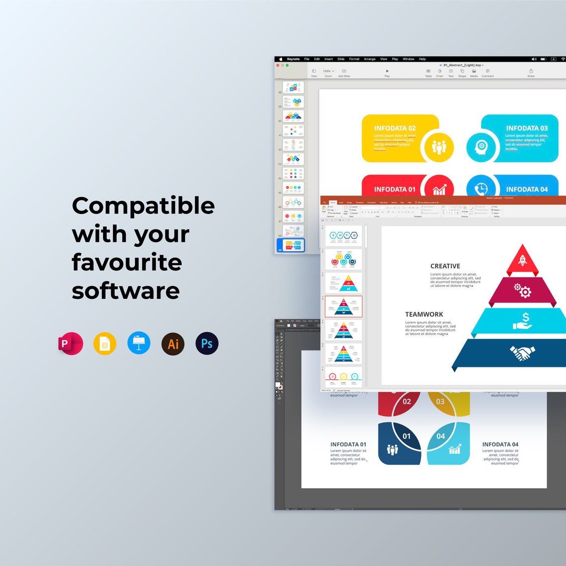 Abstract Powerpoint Template Animated Infographic Presentations Vector ...