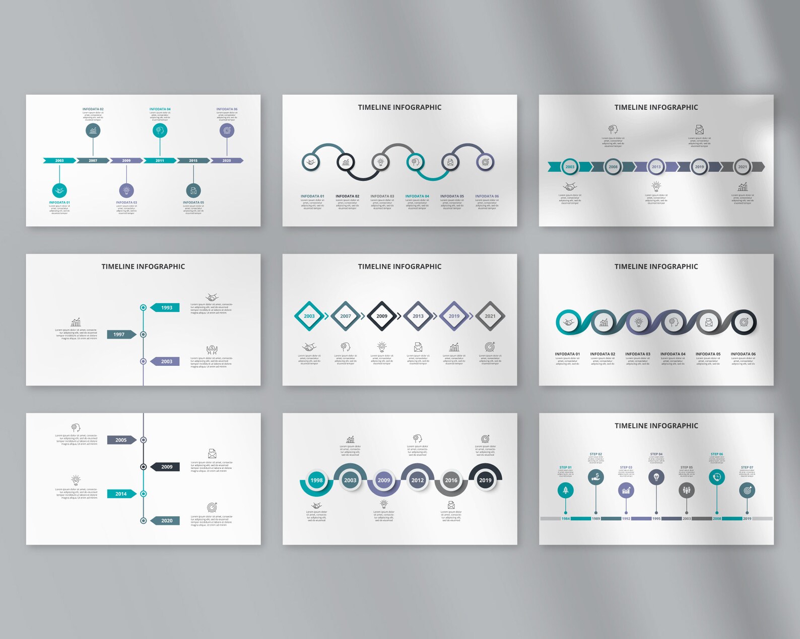 Timelines Animated Powerpoint Template | Infographic Slides ...