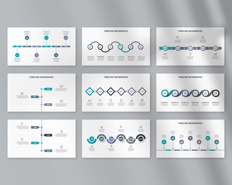 Timelines Animated Powerpoint Template | Infographic Slides ...