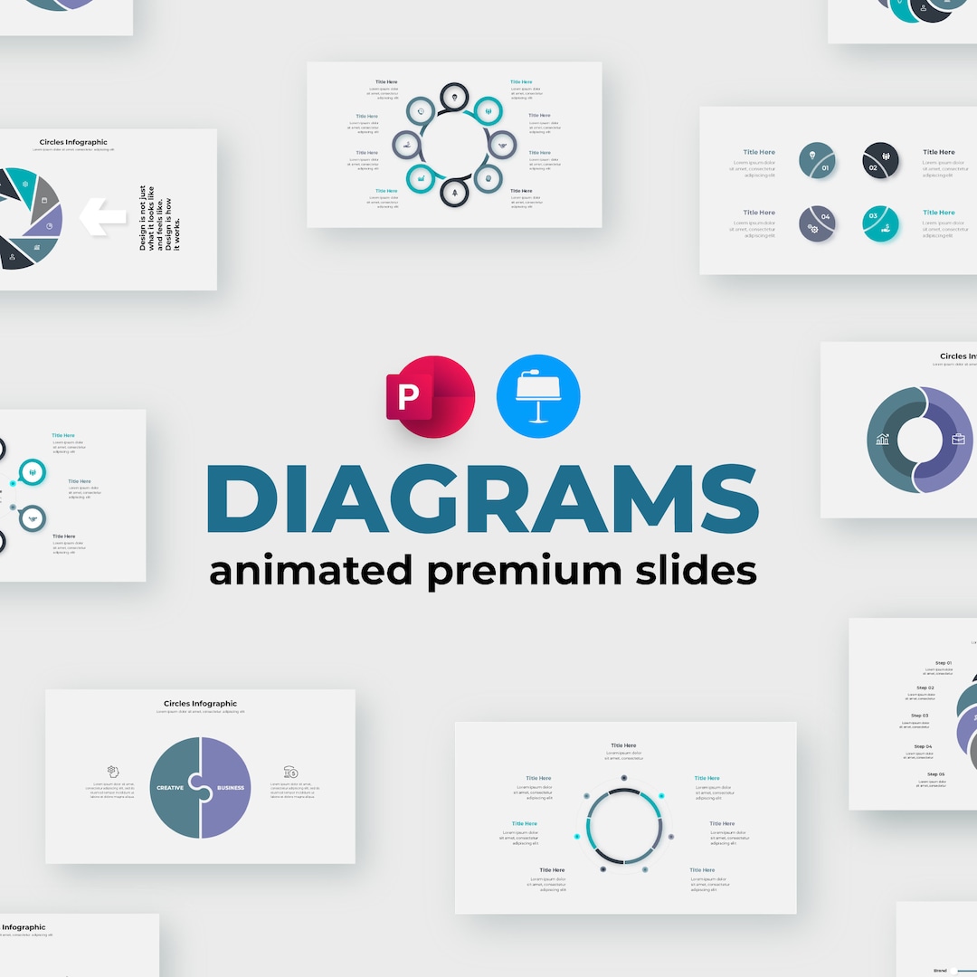 Diagrams Animated Powerpoint Template. Infographic Diagrams. Keynote ...