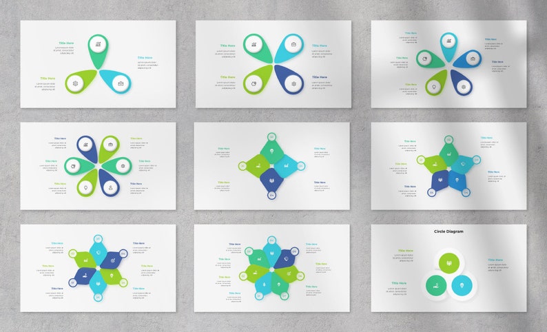 Diagrams Powerpoint Template. Animated Infographic Template ...