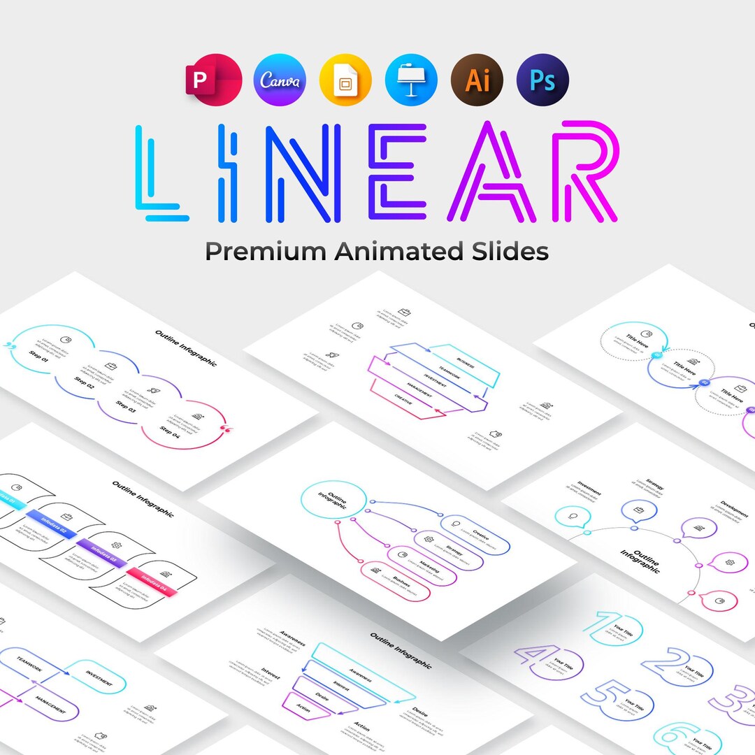 Canva Infographic Editable Template. Outline Powerpoint Presentation ...