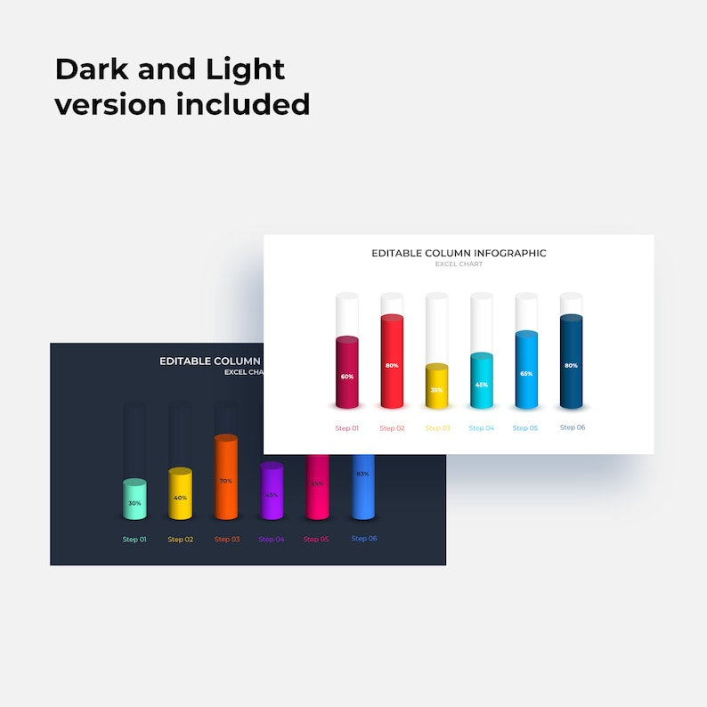 Excel Animated Editable Charts Powerpoint Template | Infographic ...