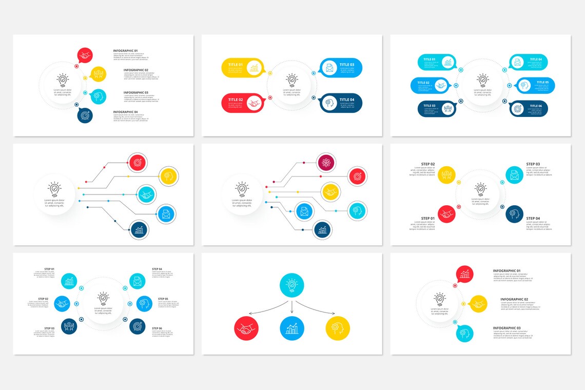 Flowcharts Animated Infographic Templates Presentations for Powerpoint ...
