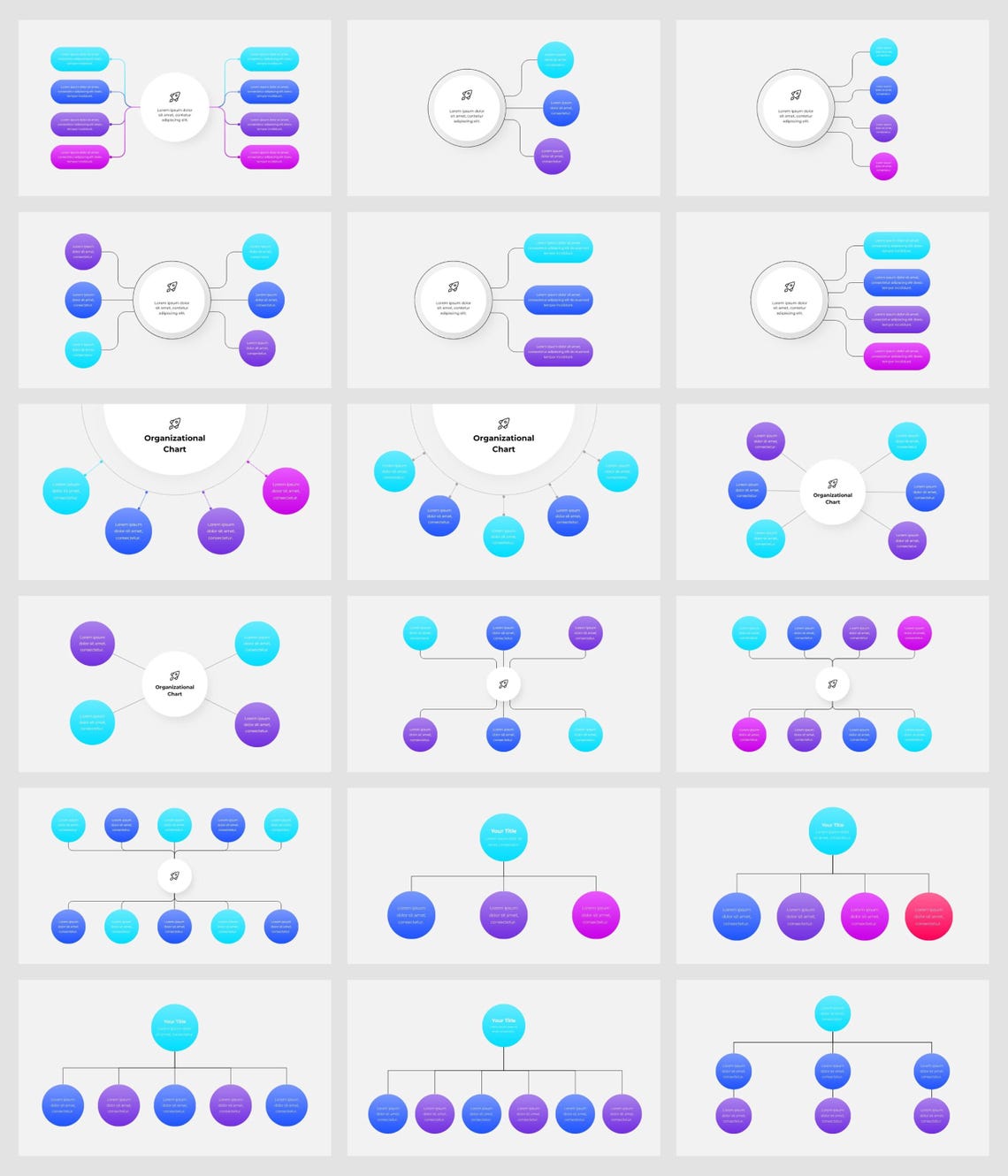 Editable Canva Organizational Charts. Hierarchy and Team Structure ...