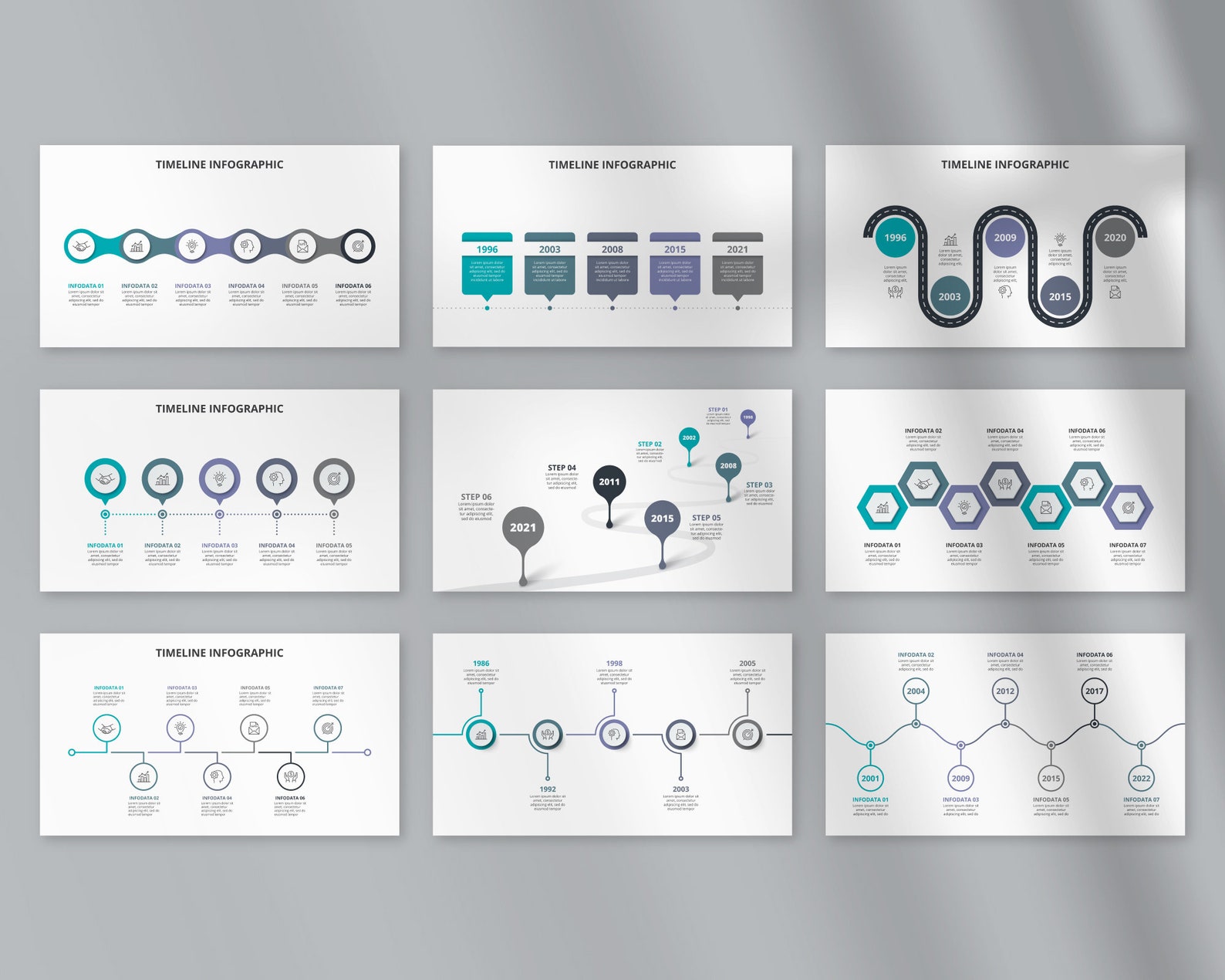 Timelines Animated Powerpoint Template | Infographic Slides ...