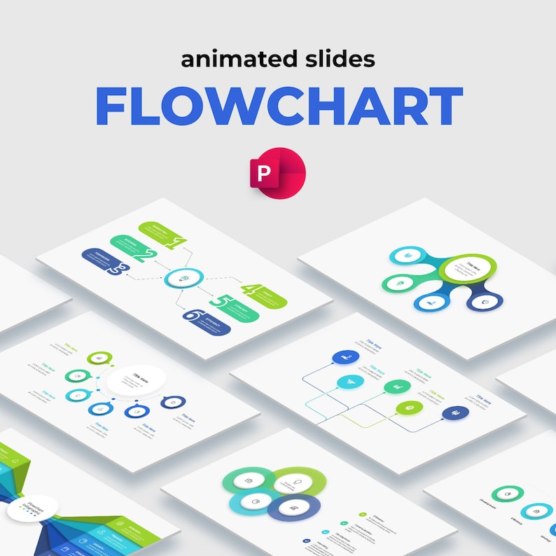 Flowchart Animated Powerpoint Template | Infographic Template ...