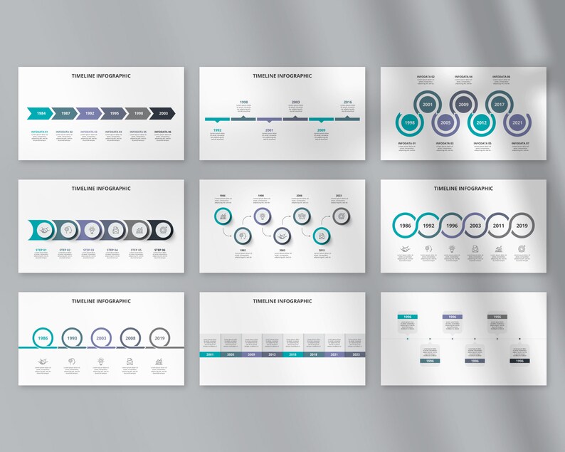 Timelines Animated Powerpoint Template | Infographic Slides ...
