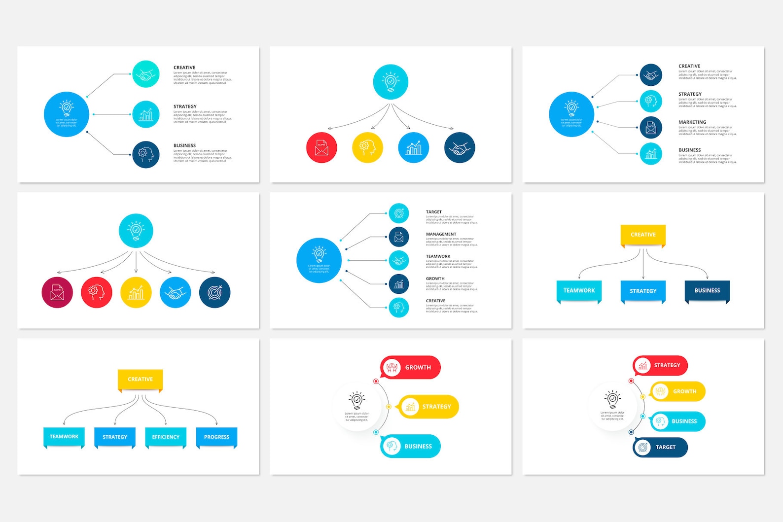 Flowcharts Animated Infographic Templates Presentations for Powerpoint ...